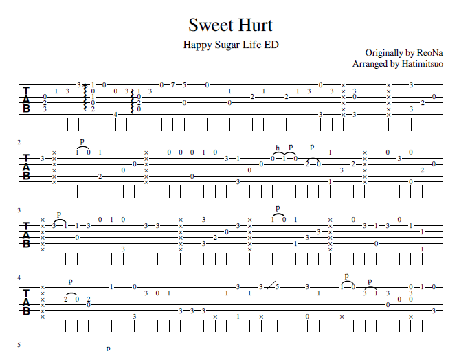 Sweet Hurt - Hatimitsuo