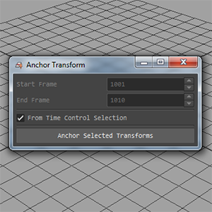 Maya : Anchor Transform