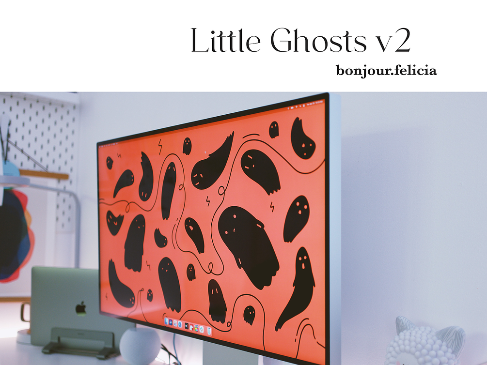 Little Ghosts v2 Wallpaper Pack