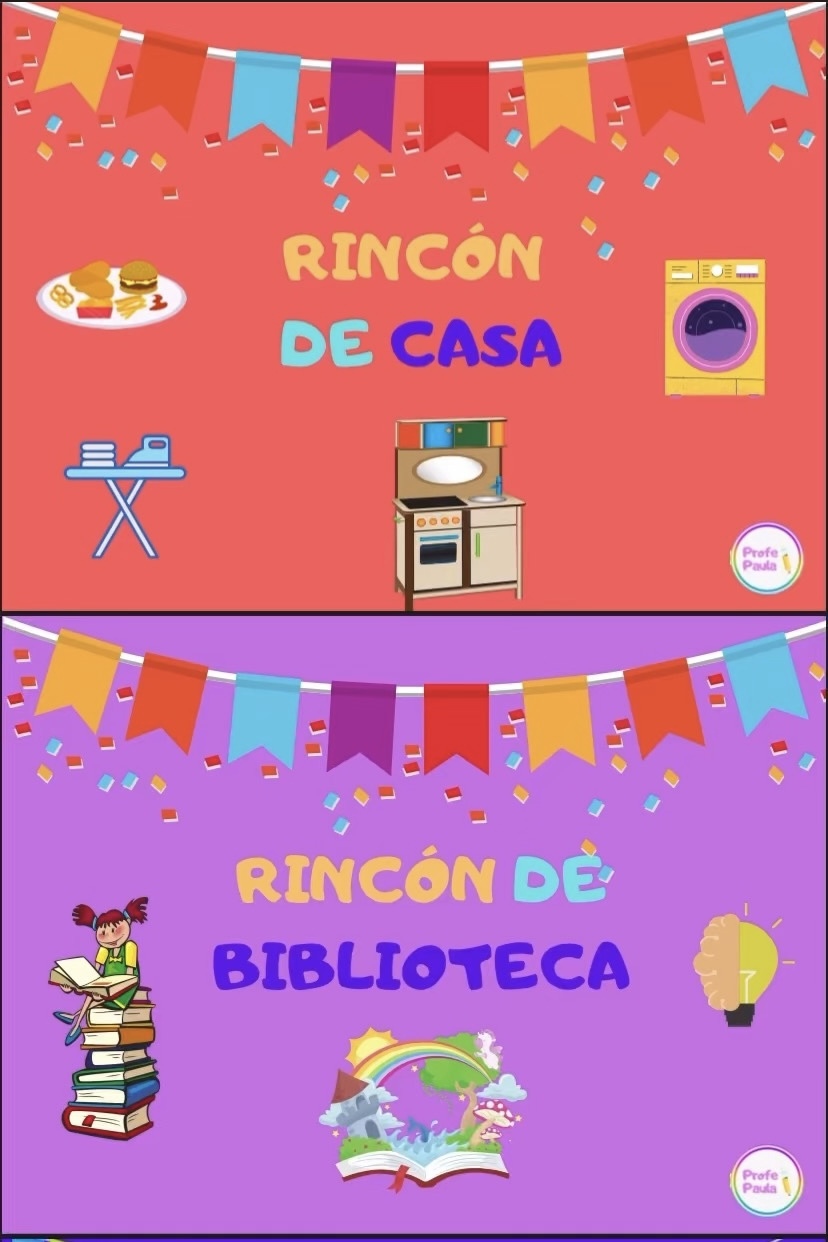 carteles rincones aula