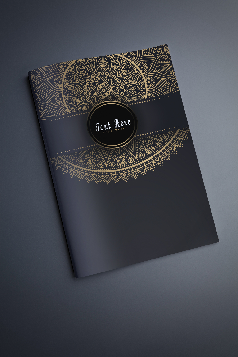 Royal texture with ribbon style Book Cover Digital Template for KDP ...