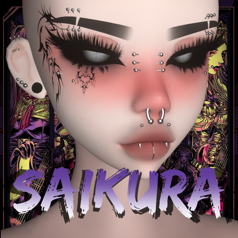 Piercing set (29 piercings)