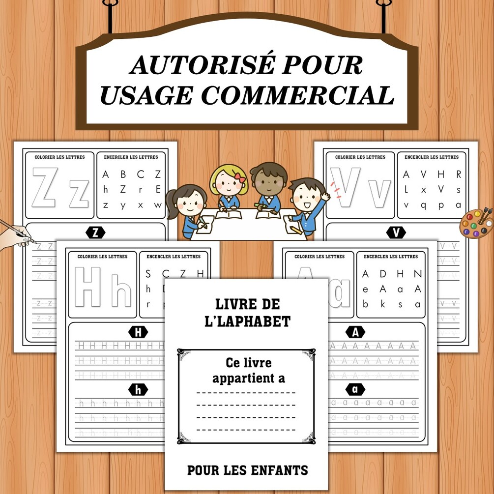 Pages De Tracés L'alphabet De A à Z