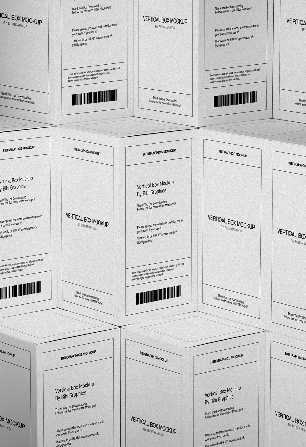 BIBI001 - Vertical Boxes Grid
