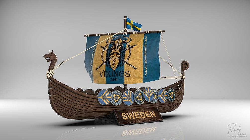 DLC Accessoires Viking Ships (ETS2 Mod 1.45)
