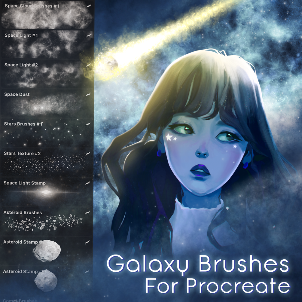 Galaxy Brush Set for Procreate