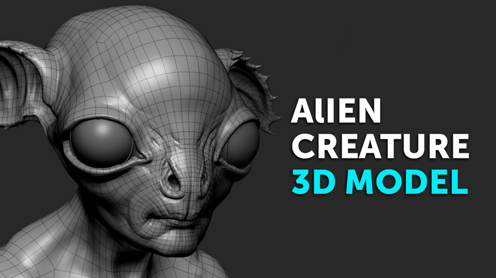 Alien Creature 3D Model