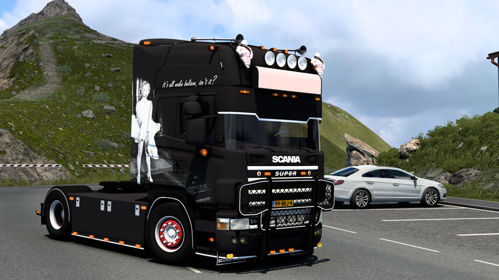 [ETS2 1.46.x] Scania 144l 530 Marilyn Monroe