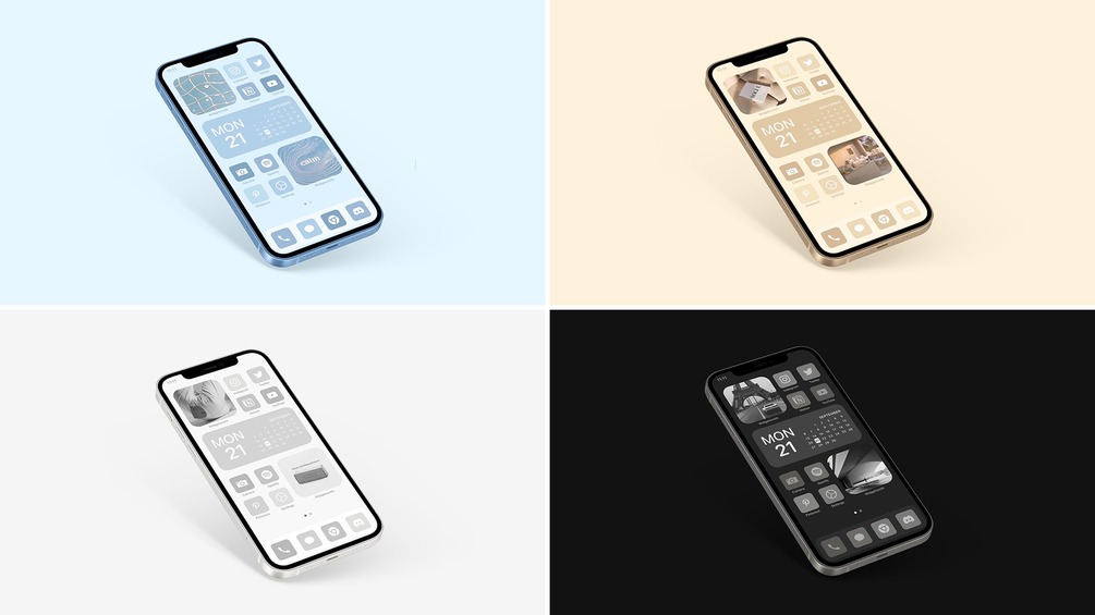 iPhone 13 Pro-Themed App Icons – Sierra Blue & More