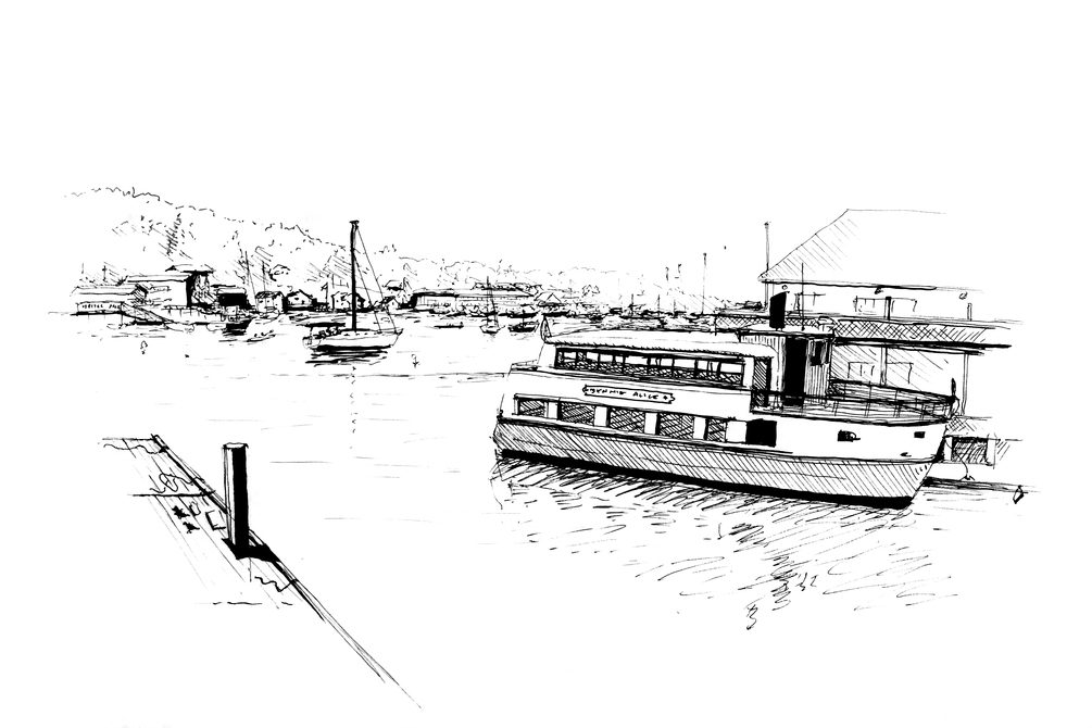 Boothbay Harbor Drawing