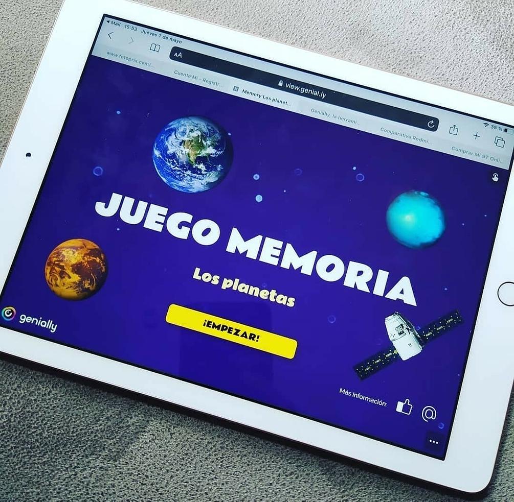 GENIALLY. Memory planetas