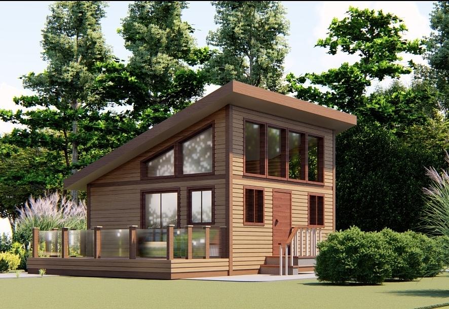 Plans For a 20'x20', 400 Square Foot, Two Bedroom ADU