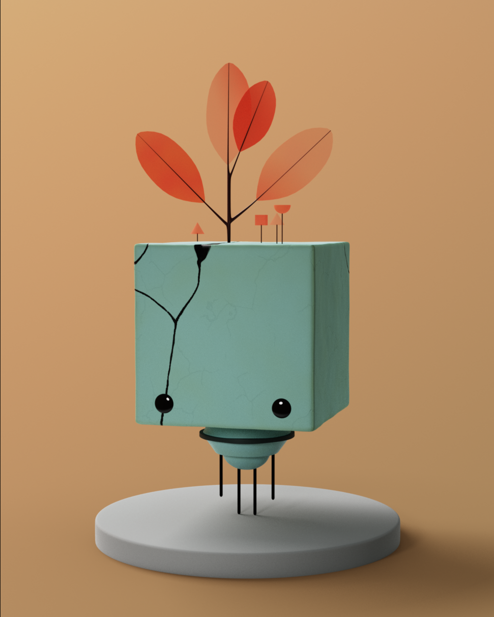 GRIS Cube Friend - Fanart Project File