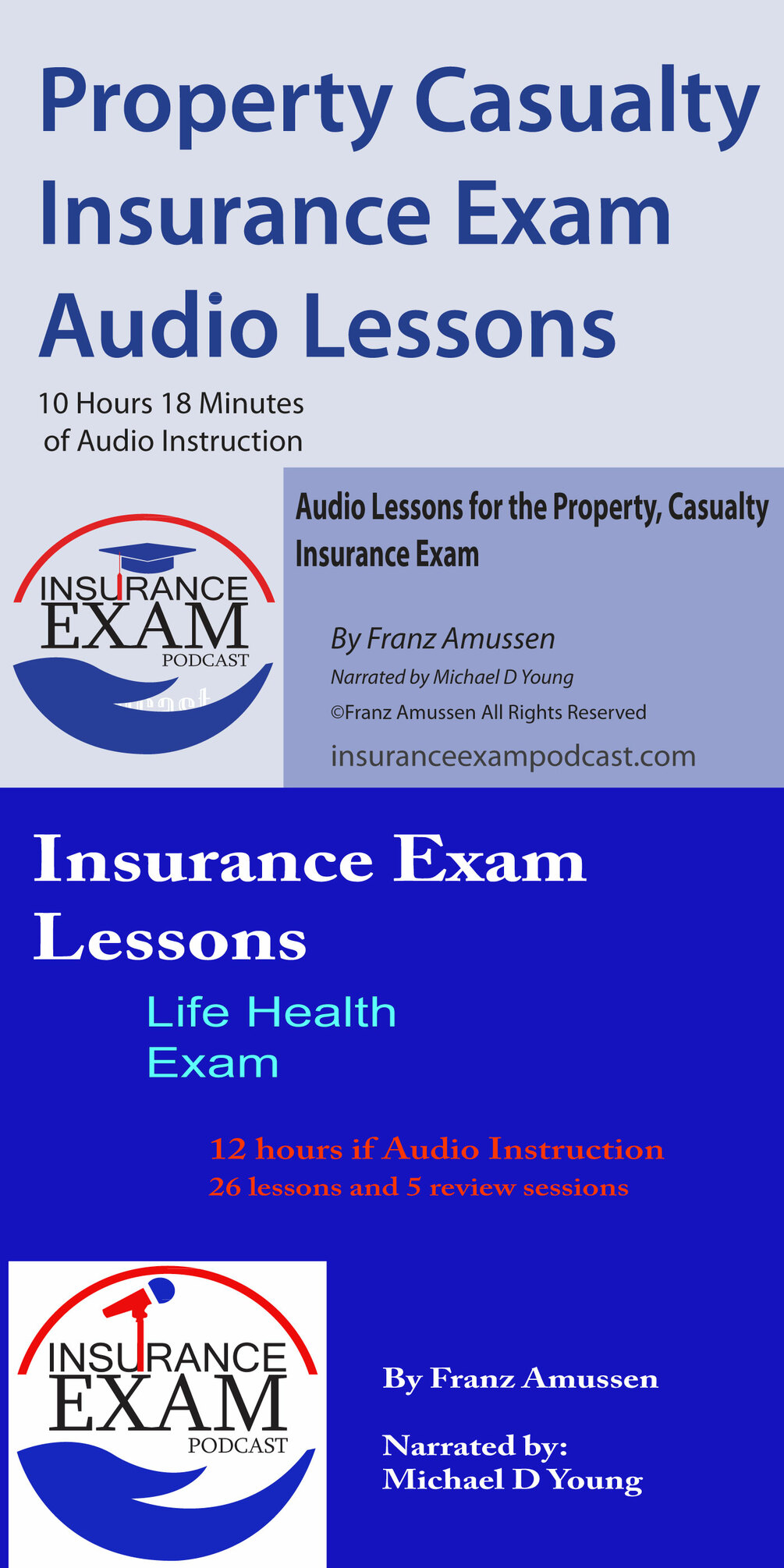 Property Casualty Insurance and Life Health Exam Lesson Bundle