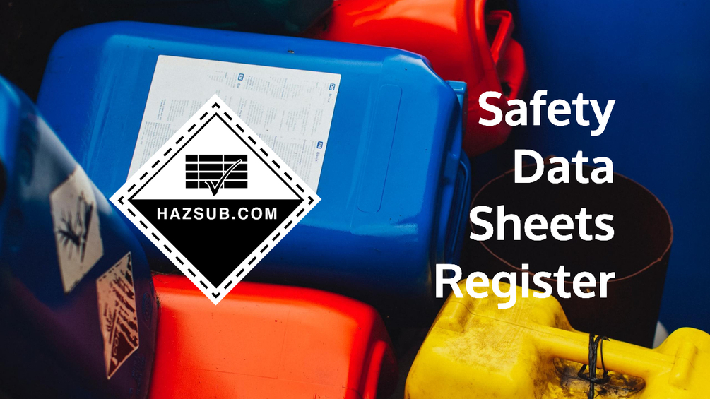 Safety Data Sheets (SDS) Register