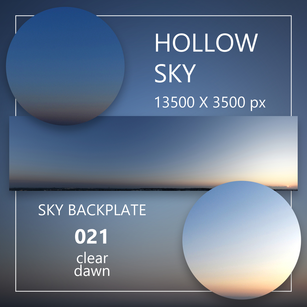 Sky Backplate 021 - Clear Dawn