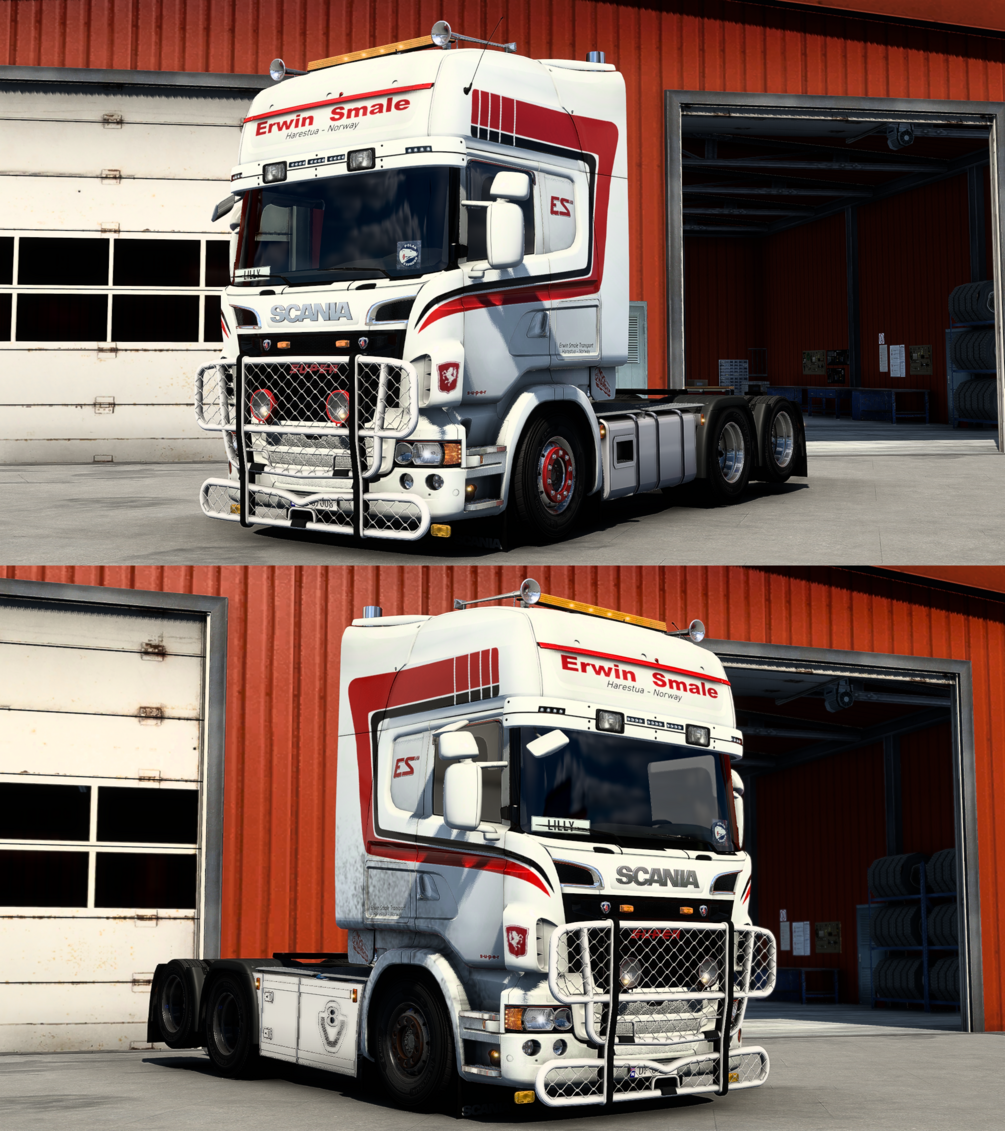 Scania RJL 6s Erwin Smale Skin (CLEAN & DIRTY)