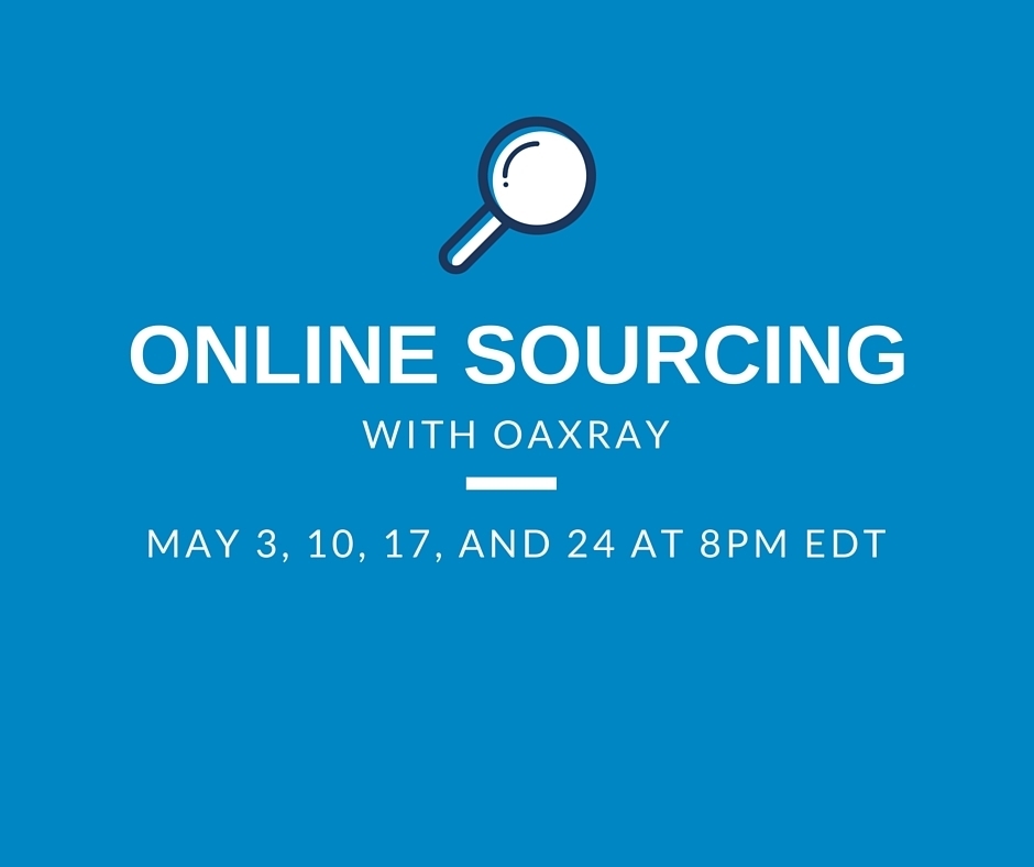 Online Sourcing with OAXRay - 4 Week Live Course