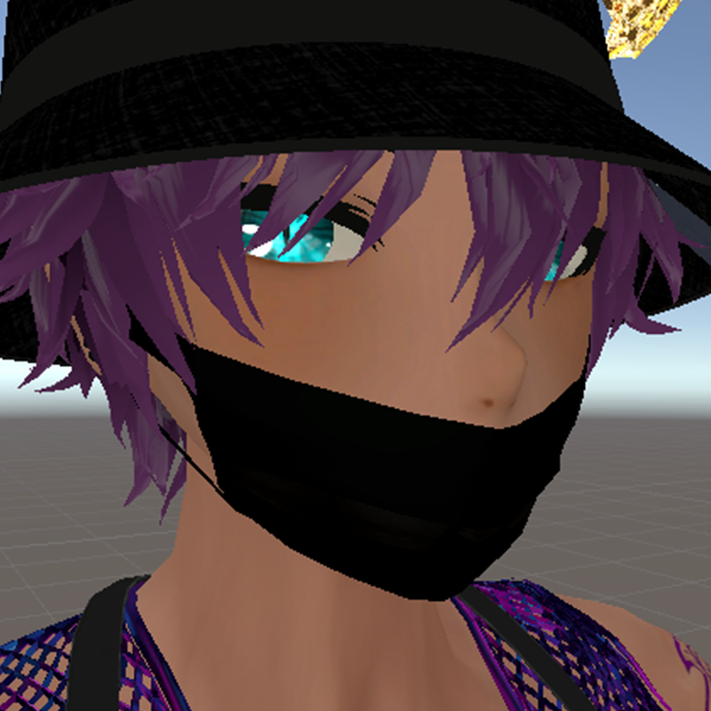 FREE Scratch face mask(low poly) VRC