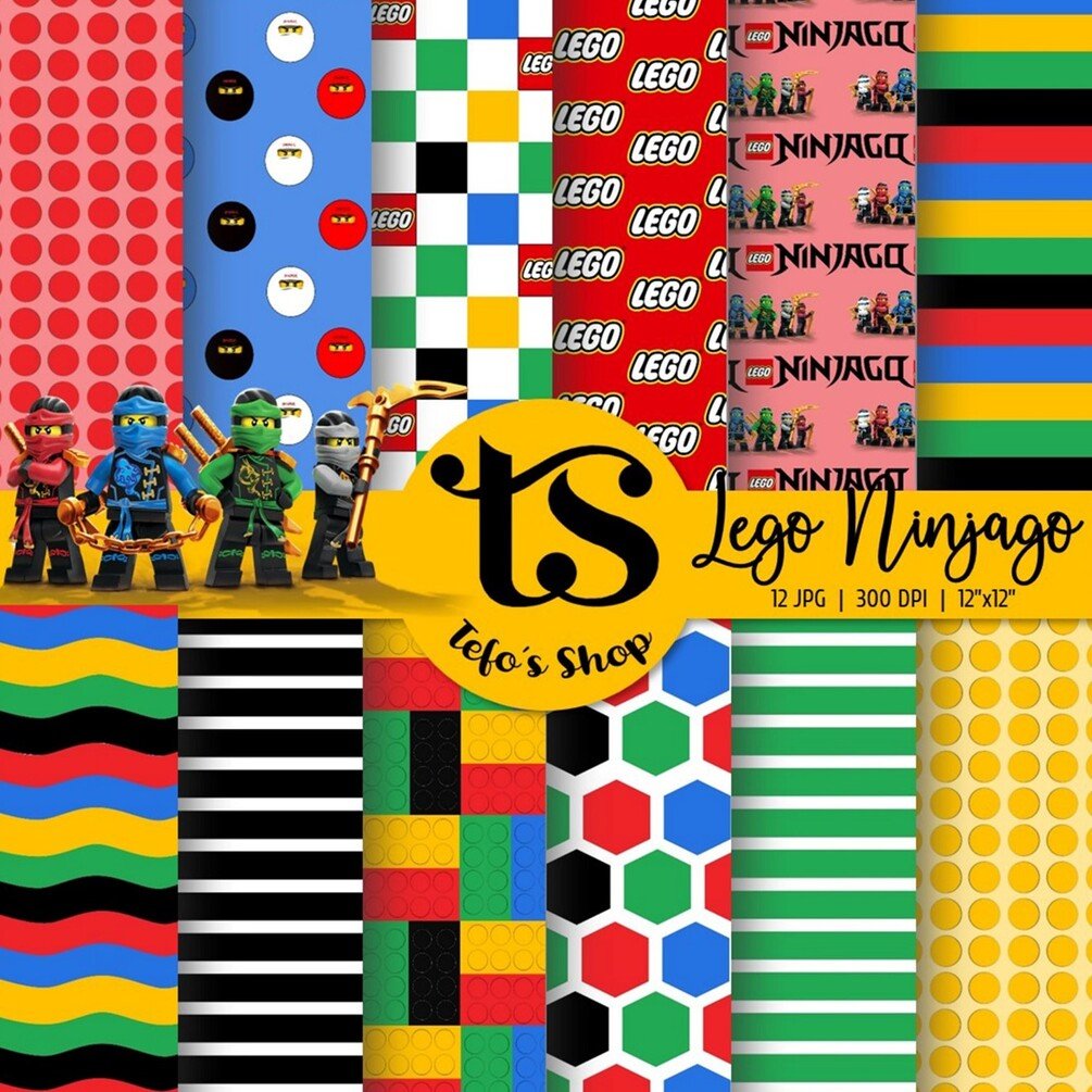 Lego Ninjago | Papeles digitales | Paper pack
