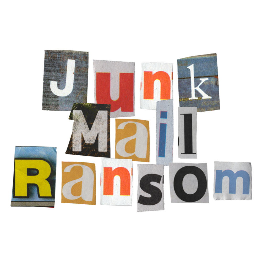 JUNK MAIL RANSOM TYPEFACE AND ASSETS