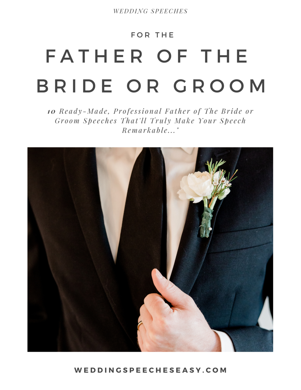 10 Father of The Bride/Groom Wedding Speeches
