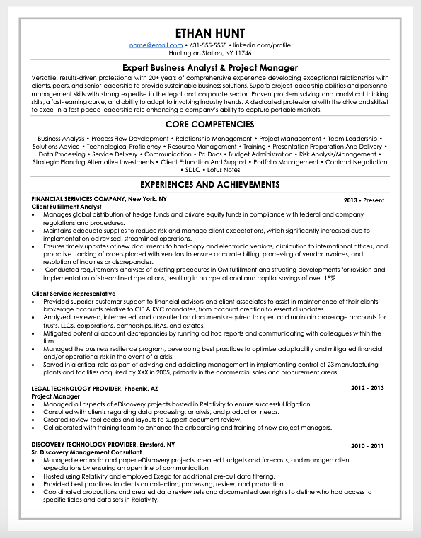 Ethan Hunt - resume template / plantilla curriculum vitae - CV