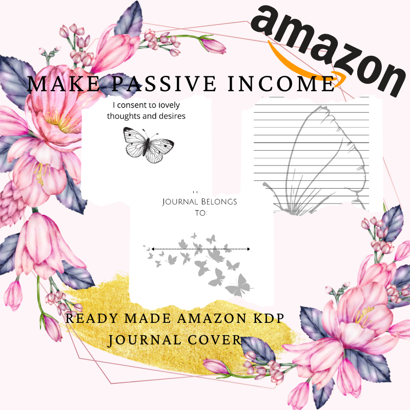 Butterfly Themed Amazon KDP Journal Interior
