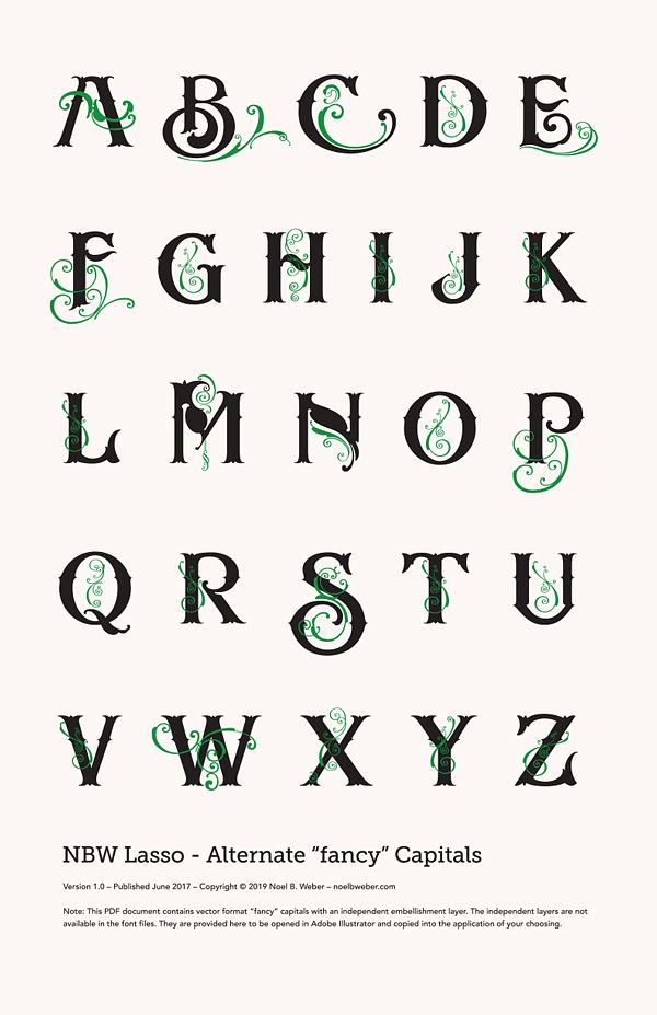NBW Lasso Font