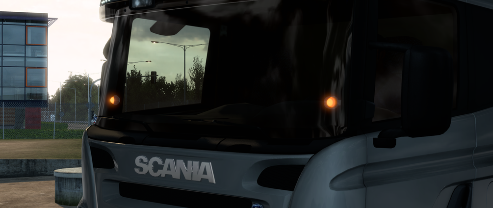 old school mullion lights Orange/raamstijllampjes for RJL scania