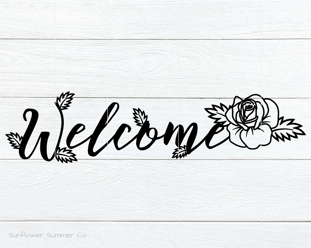 Welcome Sign SVG/Clip Art