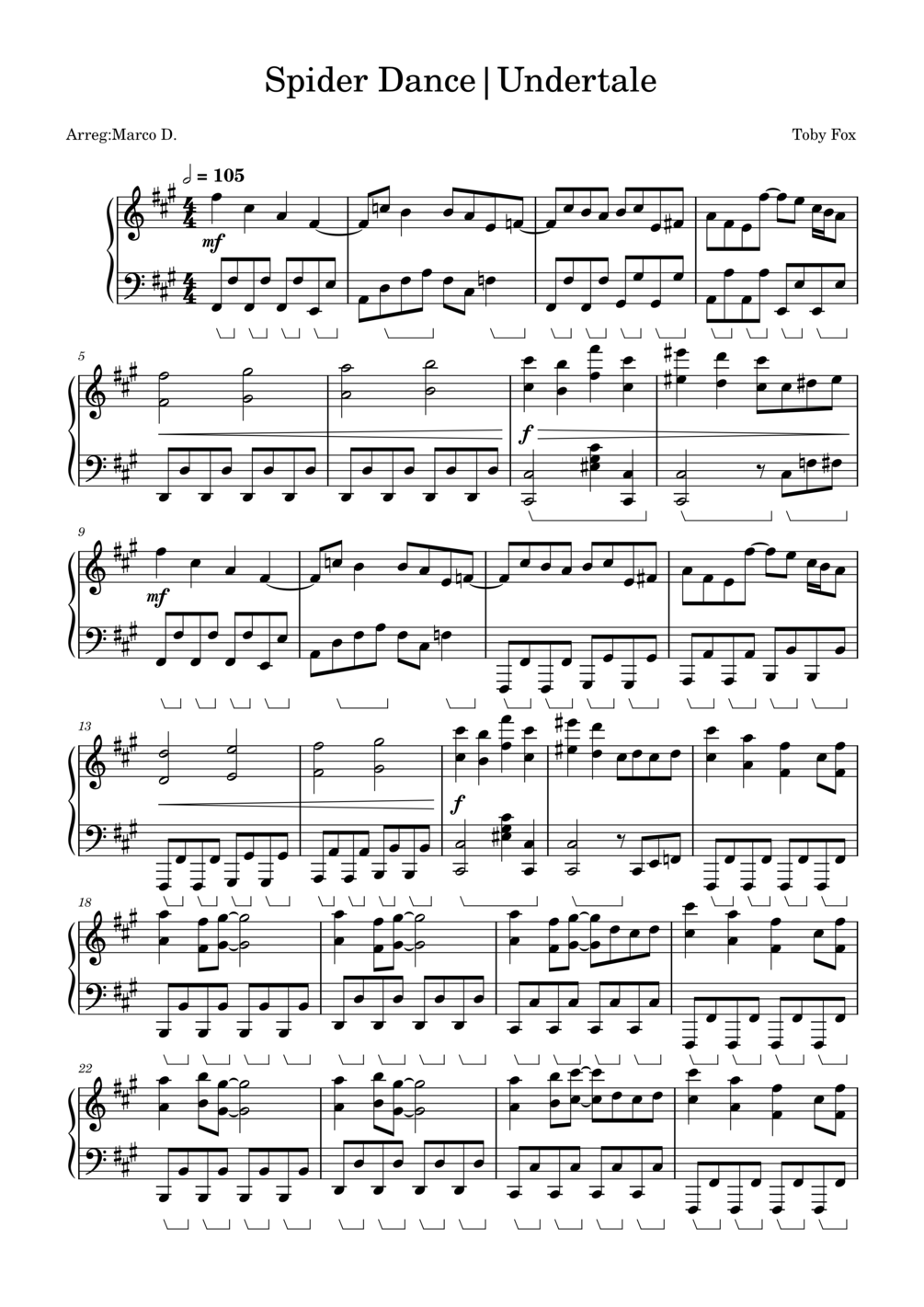 Spider Dance | Undertale SHEET+ MIDI