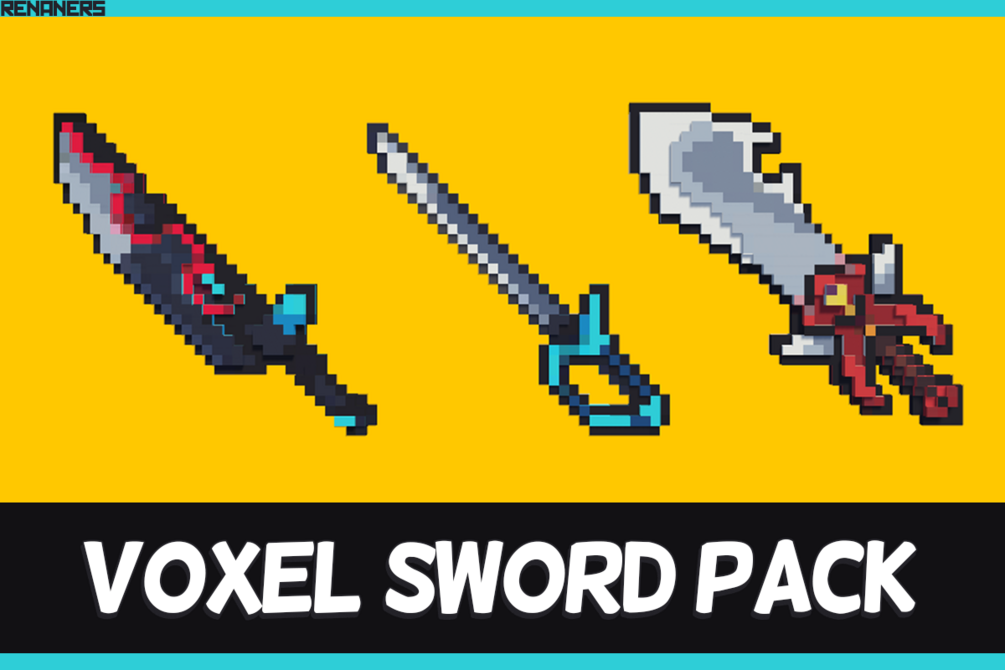 Simple Voxel Sword Pack
