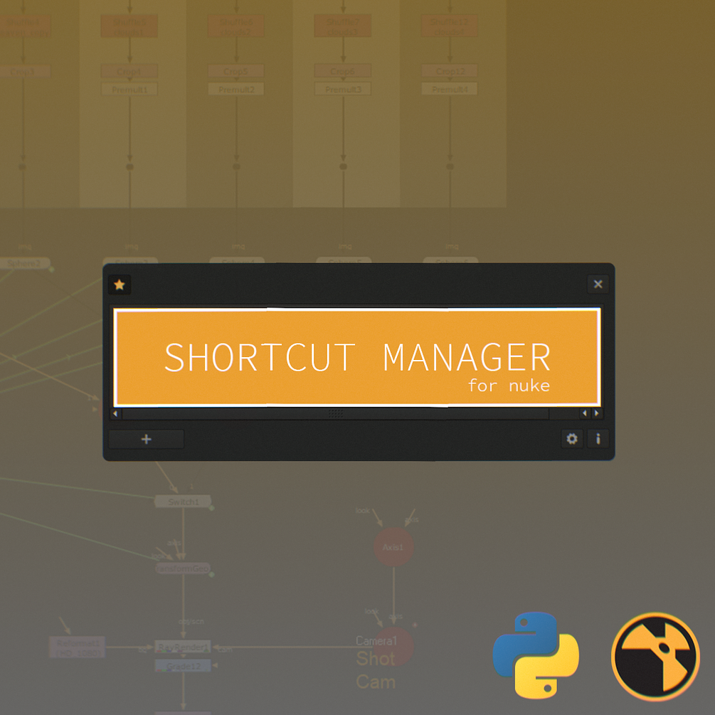 Shortcut Manager for Nuke