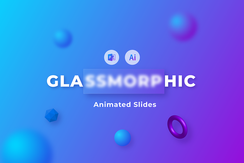 Free Glassmorphism Animated Powerpoint Presentation