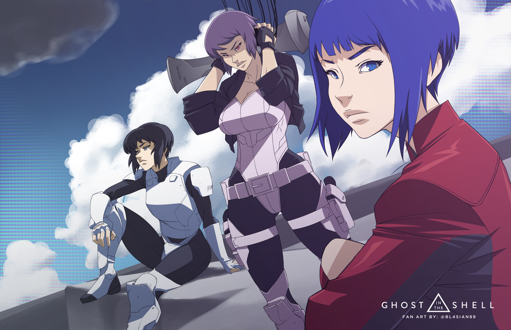 Ghost in the Shell Fanart Timelapse