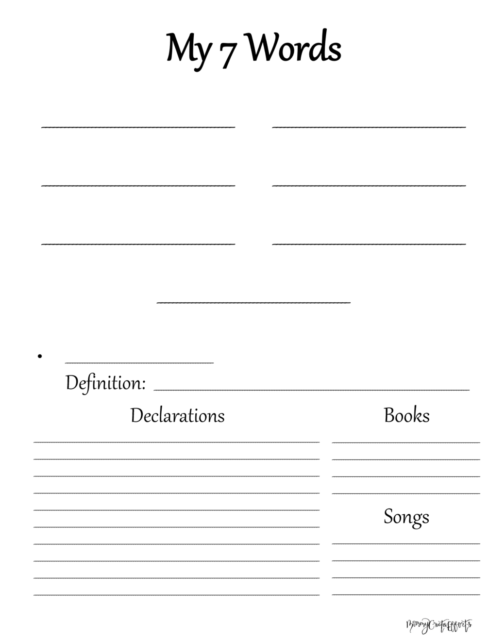 7 Words