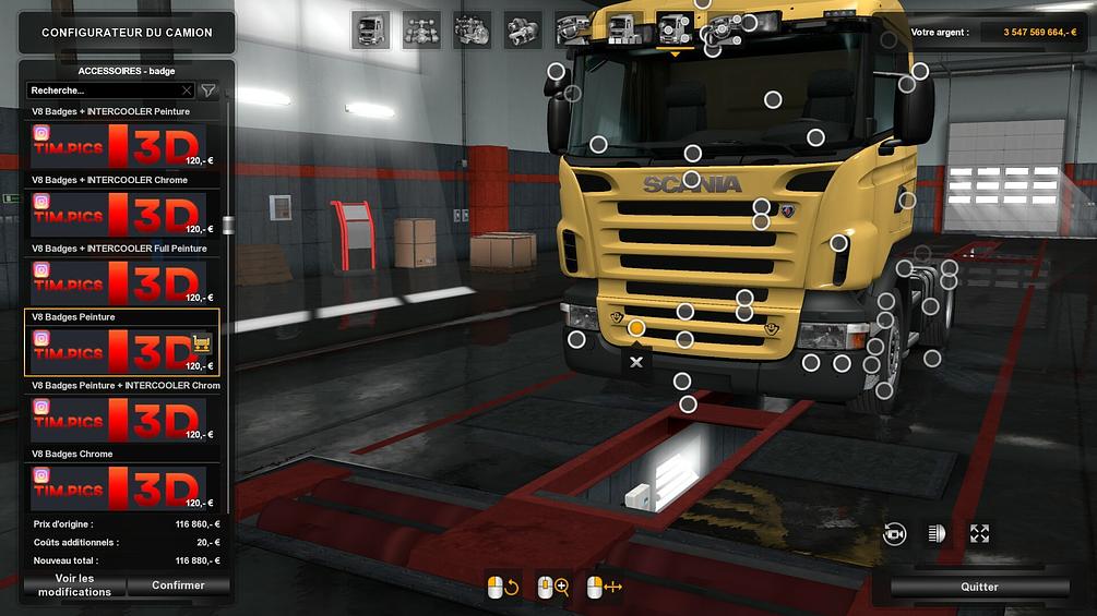 [ETS2] Pack of badges for RJL