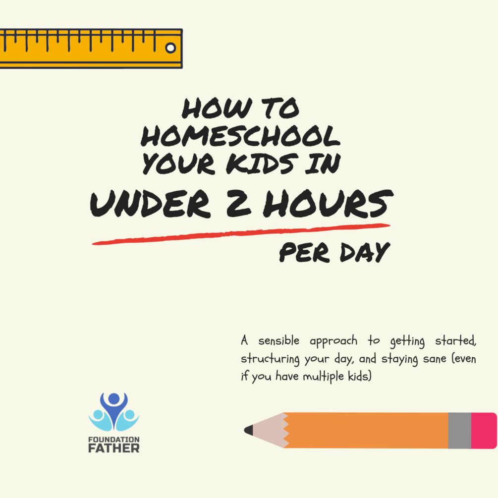 How to Homeschool Your Kids in Under 2 Hours per Day