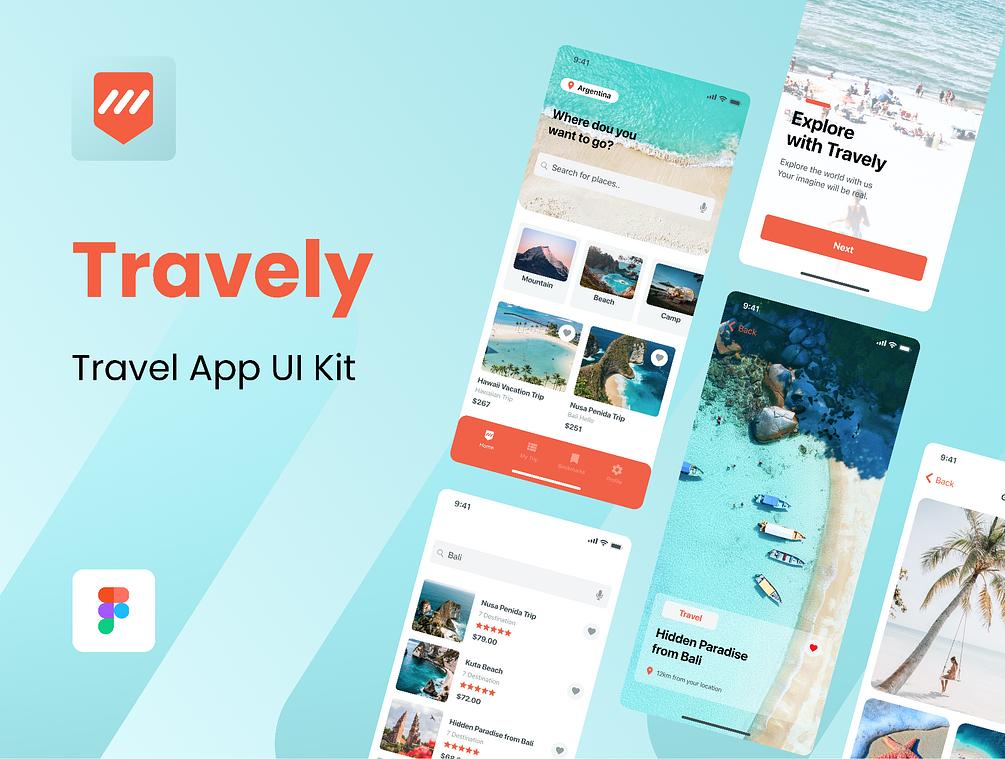 Travely - Travel App UI Kit