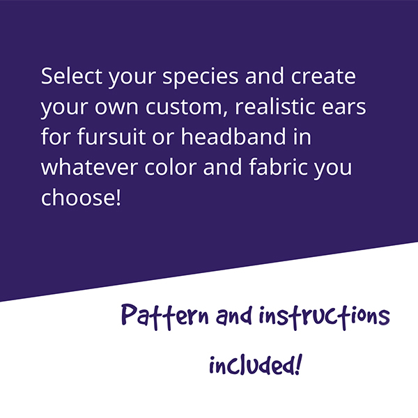 DIY Foam Fursuit Wolf Ears Tutorial & Pattern