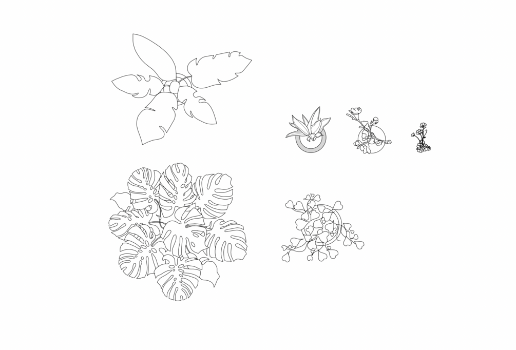 DXF Interior Design Blocks