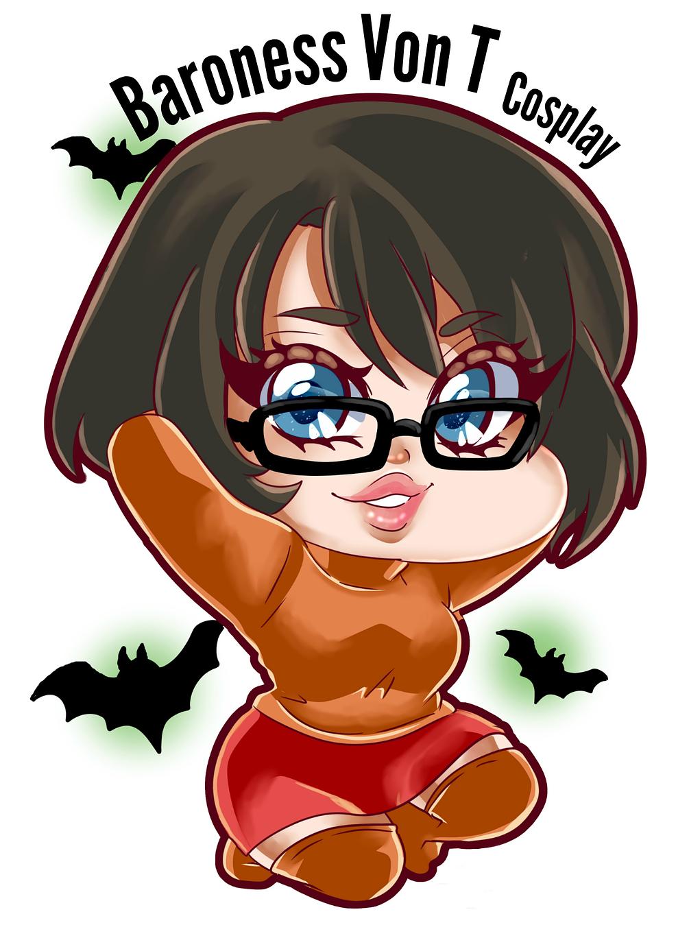 1.5x2in Velma Chibi Sticker