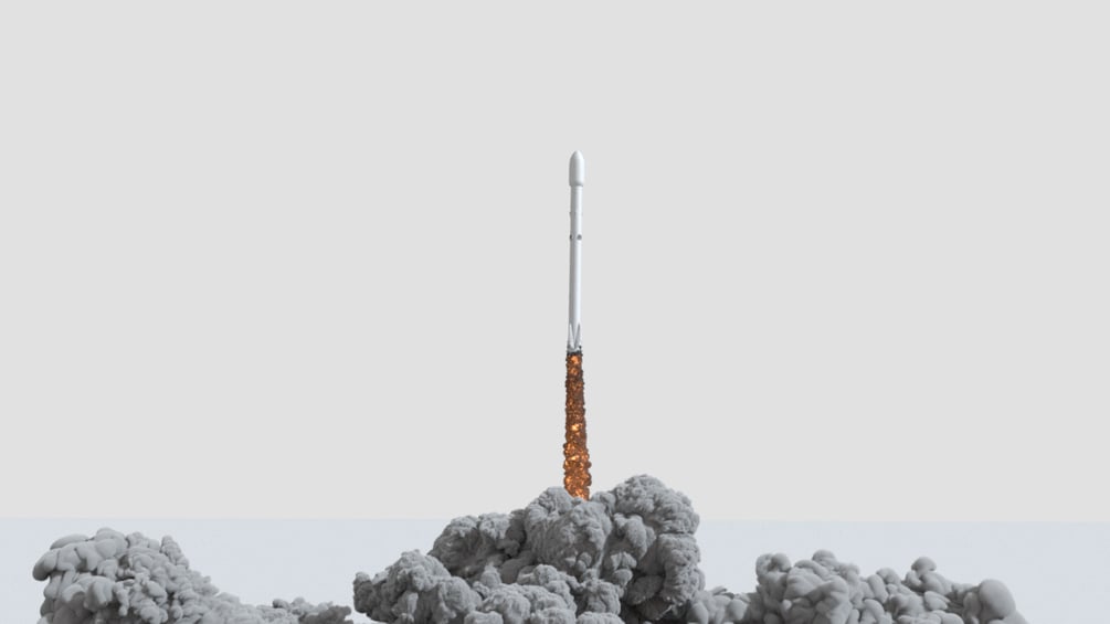 houdini fx rocket launch simulation