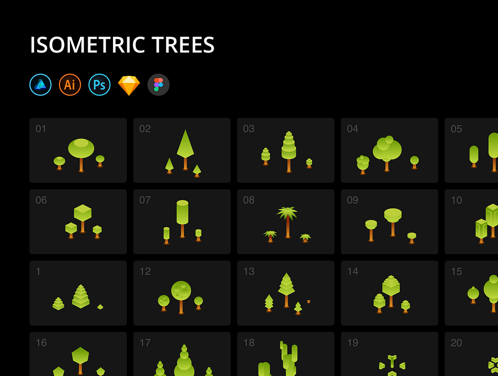 Isometric Trees - Demo