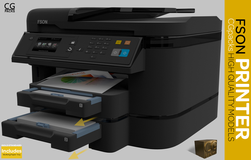 Printer Scanner Copier Fax Combo