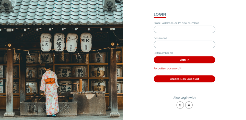 Responsive Login Form Design using Html & CSS