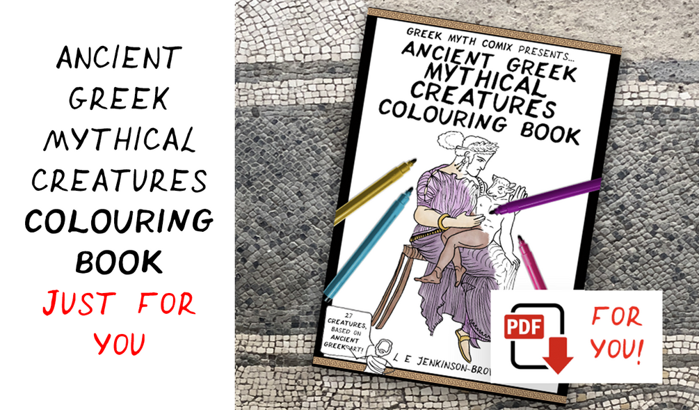 The Ancient Greek Mythical Creatures Colouring Book - Print Your Own ...