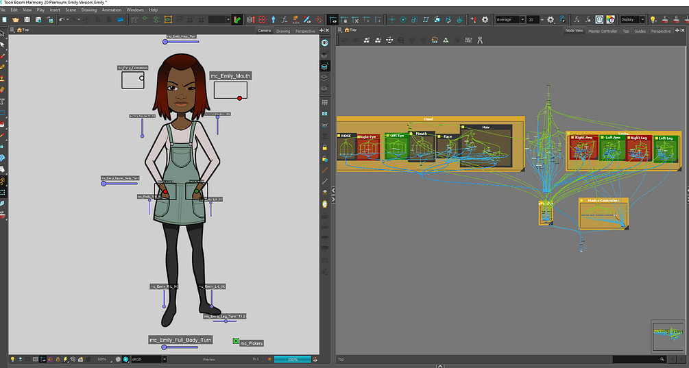 Toon Boom Harmony- Emily Rig