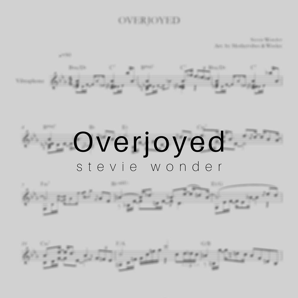 Overjoyed by Stevie Wonder (Vibraphone solo)